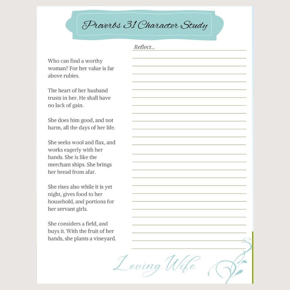 Proverbs 31 Scripture Study, Proverbs 31 Woman, Bible Study, Christian ...