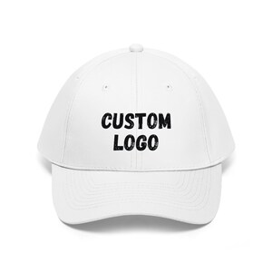 Custom Logo Hat, Embroidered Hat Logo, Twill Cap, Company Logo Gifts ...
