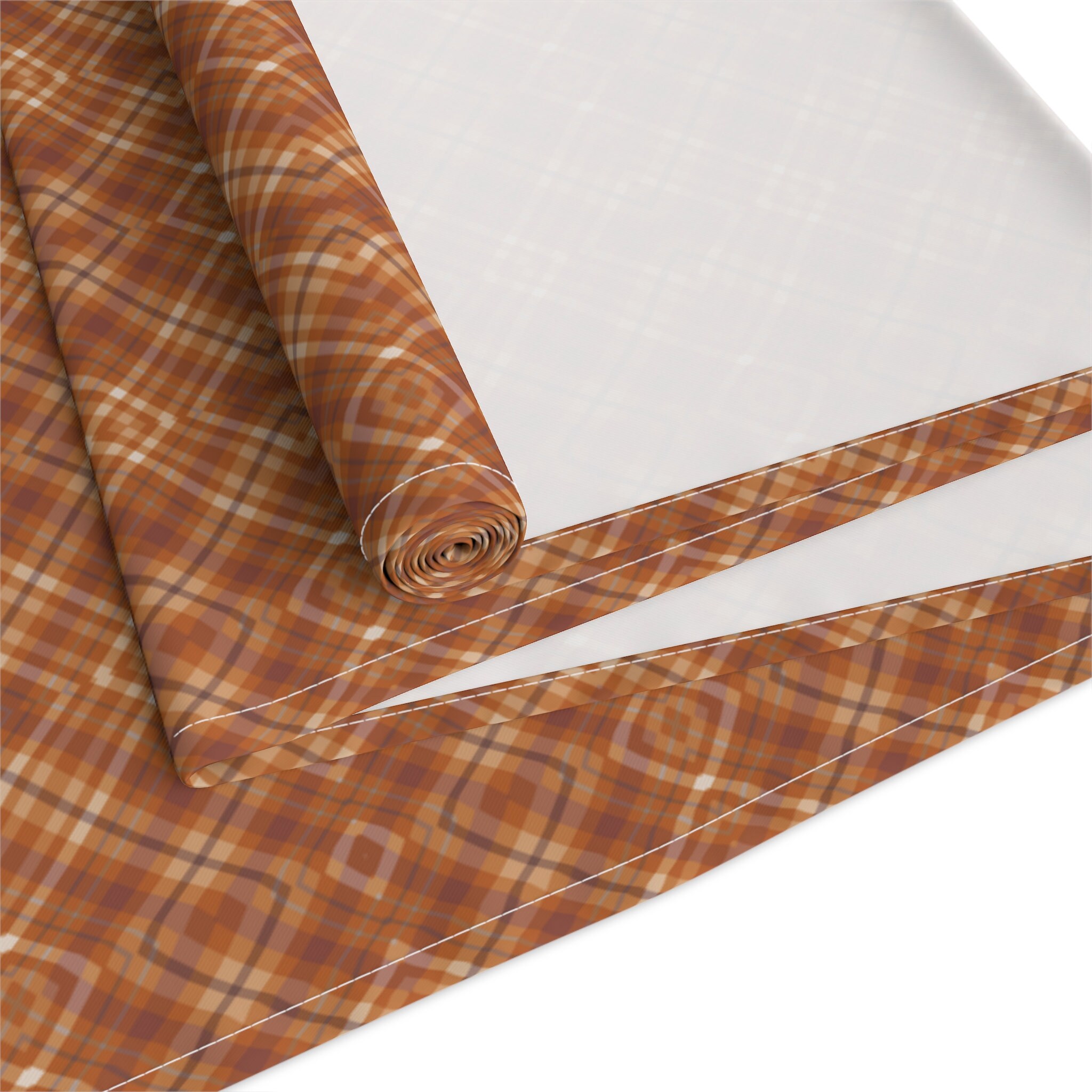 Burnt Orange Table Runner Fall Farmhouse Decor for Table - Etsy