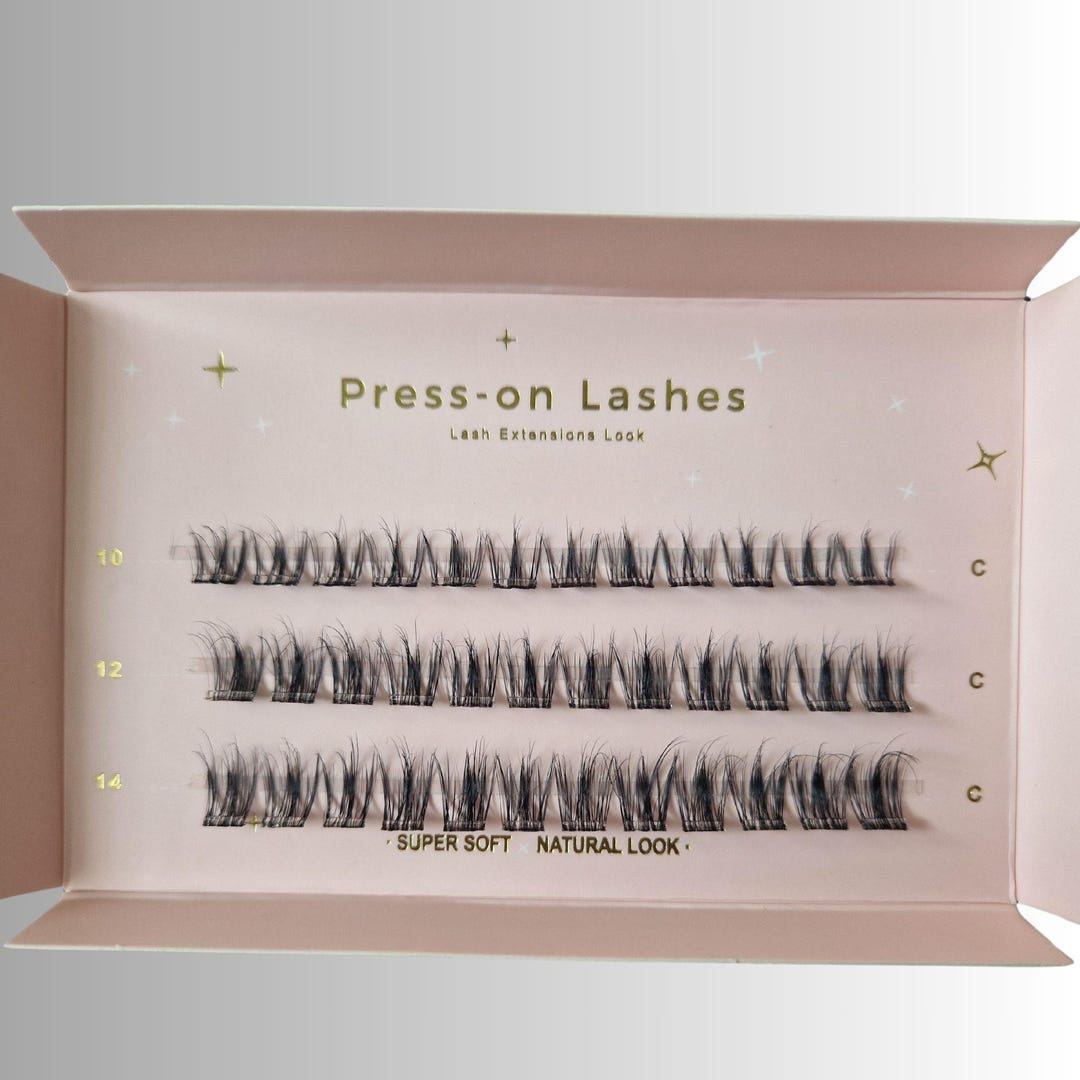 DIY Lash Extensions - Pre-glued Lashes, Cruelty-free Lashes, Press-on ...