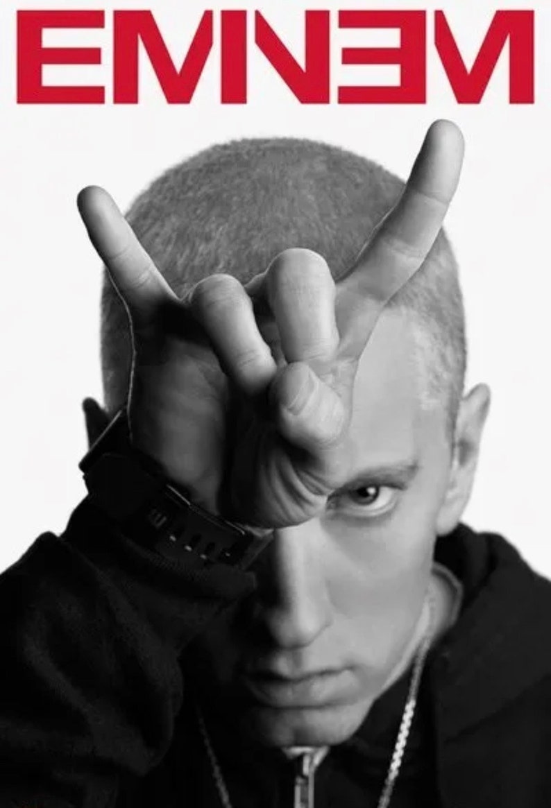 Eminem A4 Poster and Prints Art Prints Wall Art Poster - Etsy