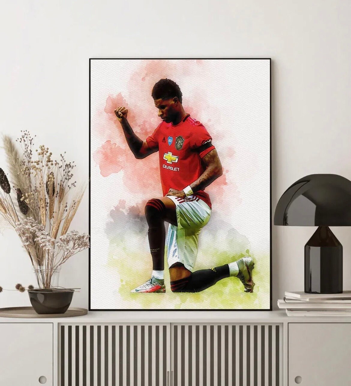 Football A4 Poster and Prints Art Prints Framed Wall Art - Etsy