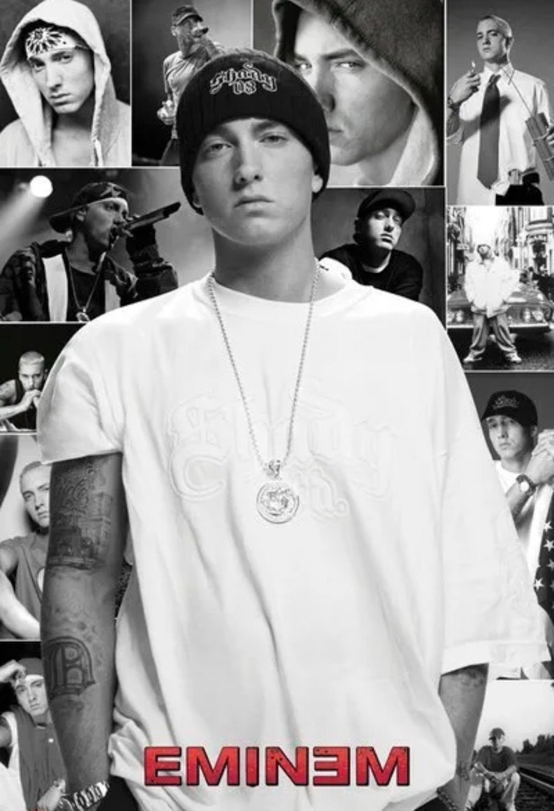 Eminem A4 Poster and Prints Art Prints Wall Art Poster - Etsy