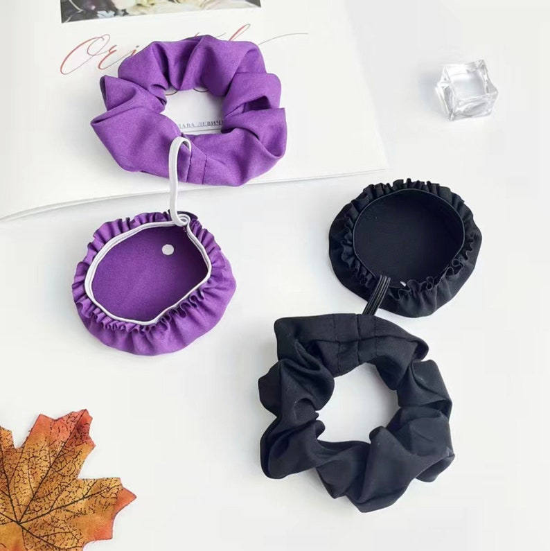 Anti-spike Scrunchies, Drink Covers X2 Purple & Black - Etsy UK