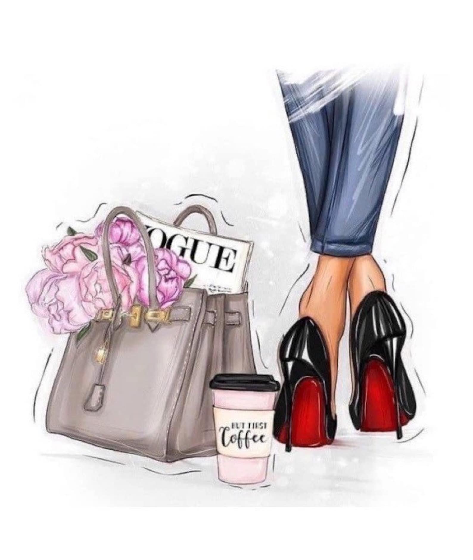 Pretty Vogue Download PDF Print From Home - Etsy