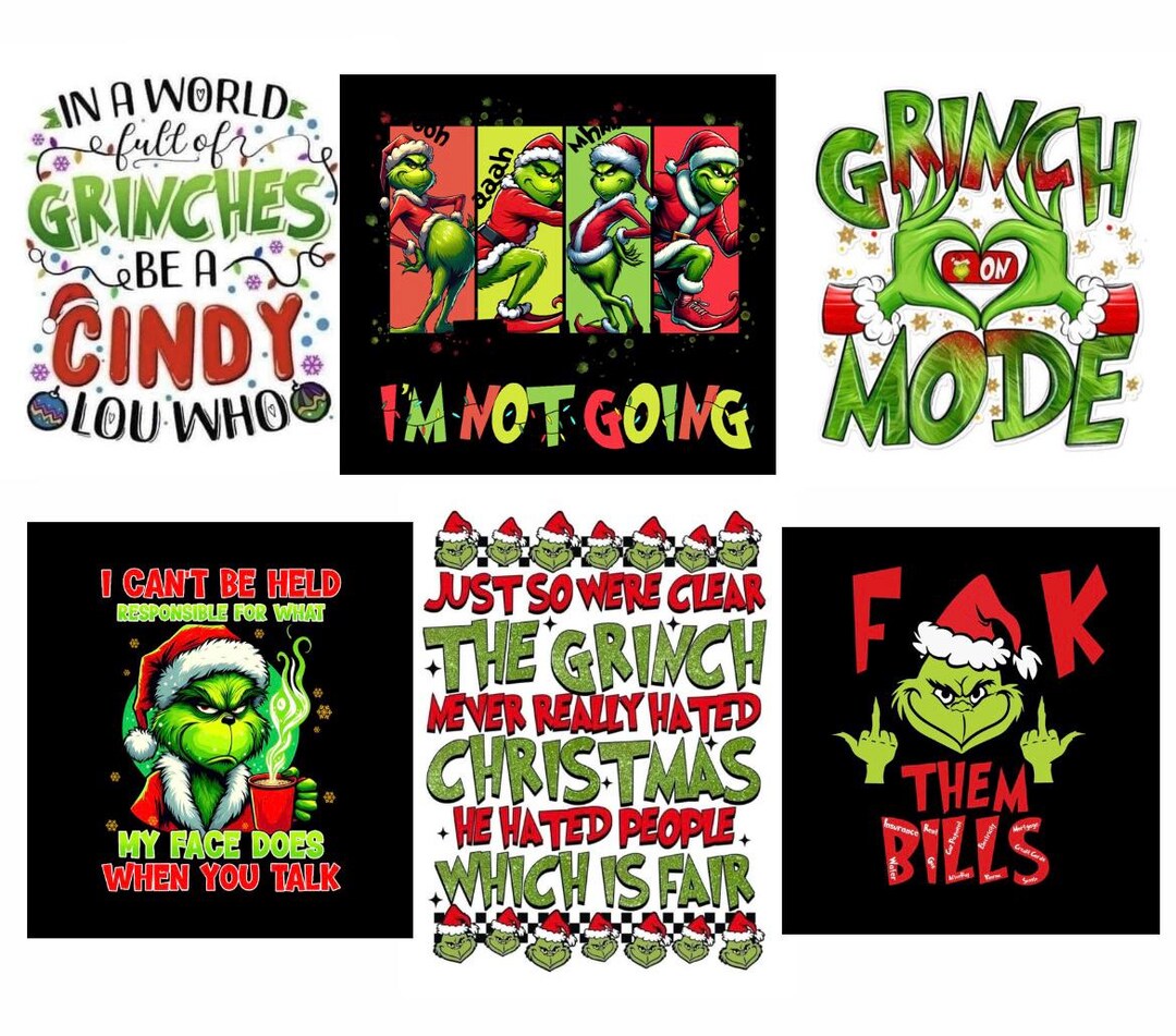 Grinch Bundle Digital Download - Etsy
