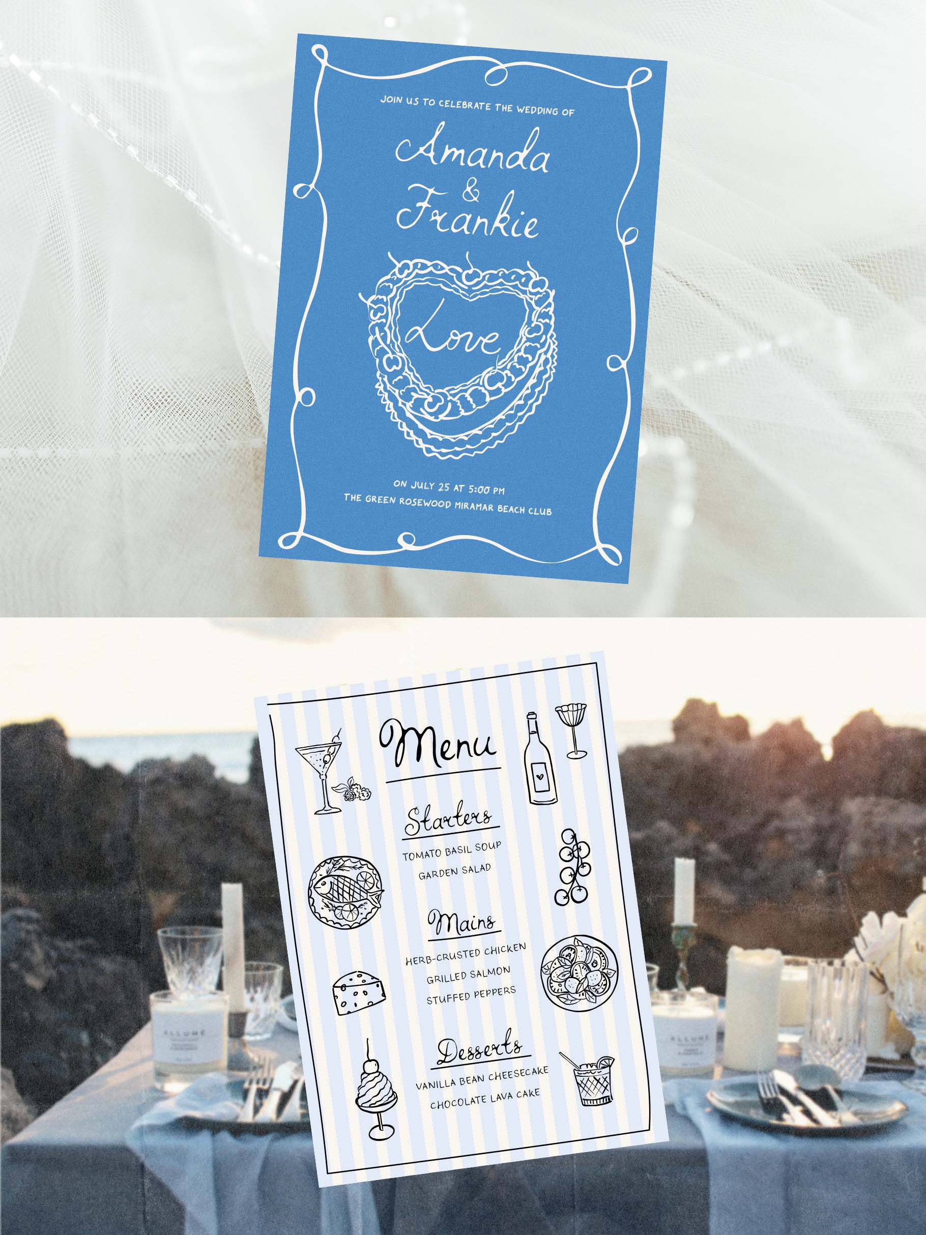 Paquete de imágenes prediseñadas SVG de boda dibujadas a mano para ...