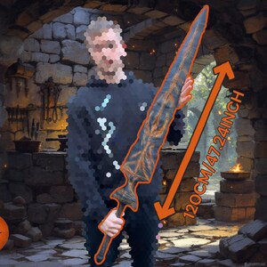 Cosplay Prop Demon Fire Greatsword Unofficial - Etsy