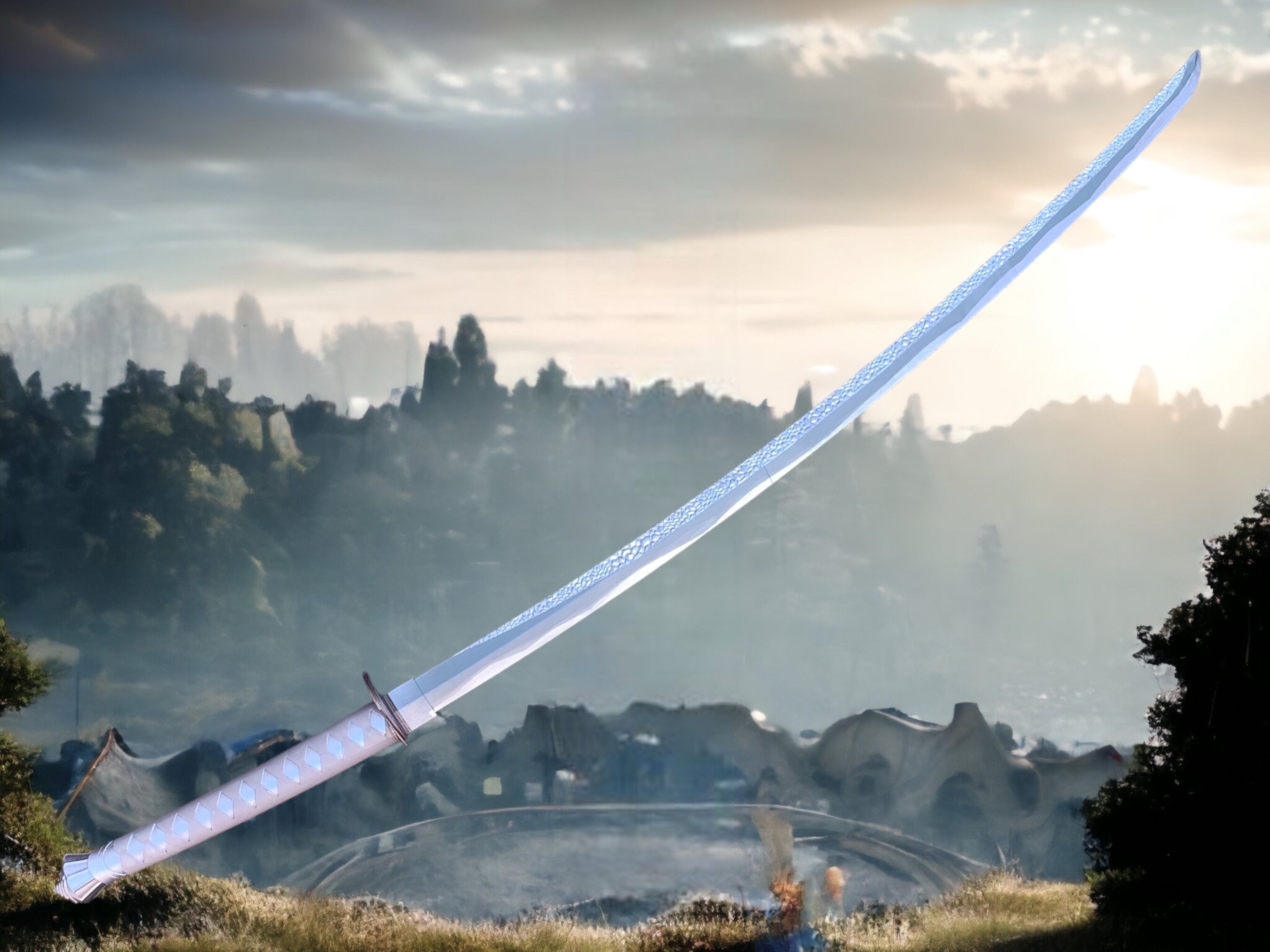 Unofficial Moonlight Katana Prop fan-made - Etsy