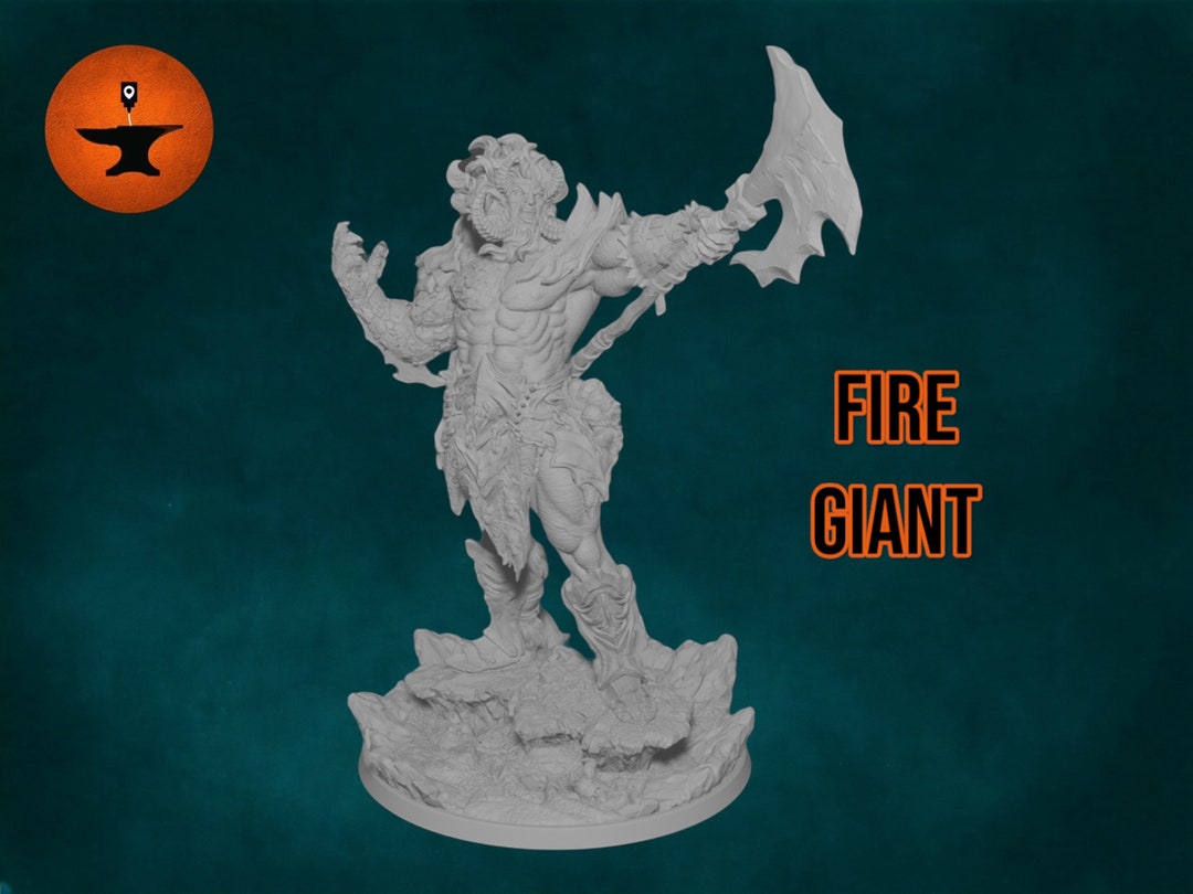 Fire Giant Role Playing Miniature - Etsy