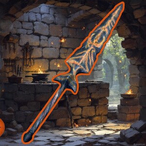 Cosplay Prop Demon Fire Greatsword Unofficial - Etsy