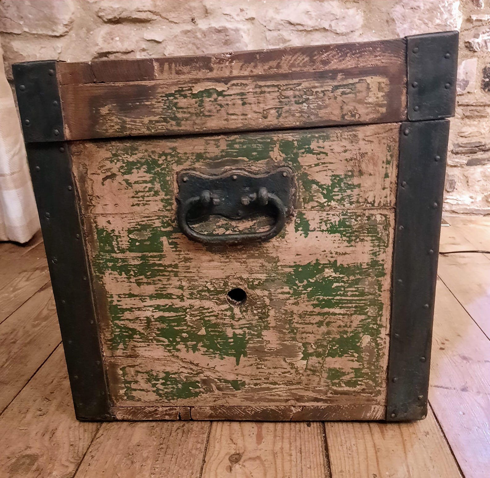 Antique Pitched Pine Distressed Chest - Etsy