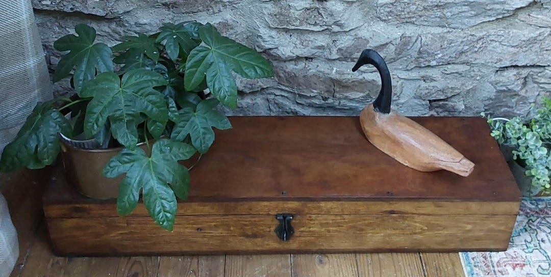 Long Mid Century Storage Box - Etsy
