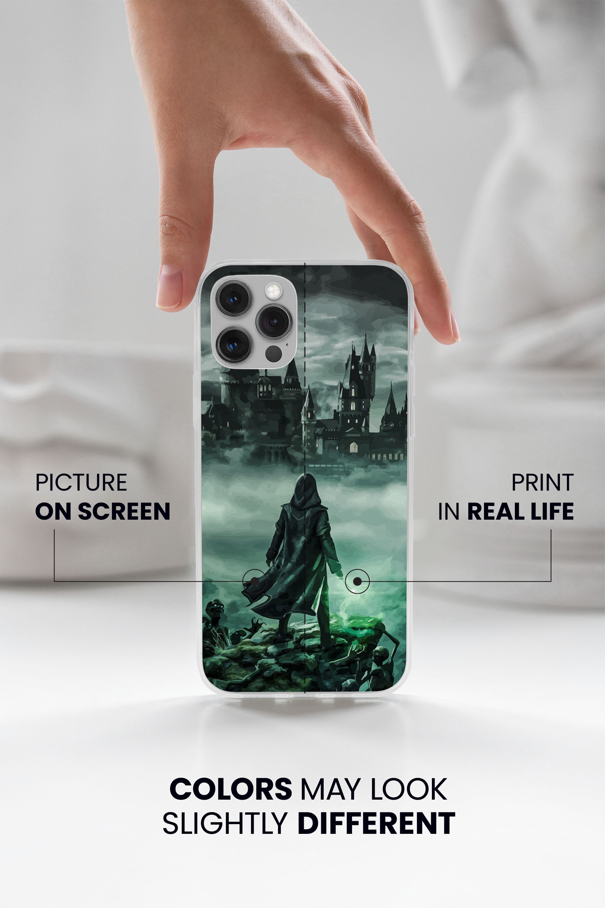 Hogwarts Phone Case Mysterious Cover for iPhone 15 14 13 12 11 Pro Max ...