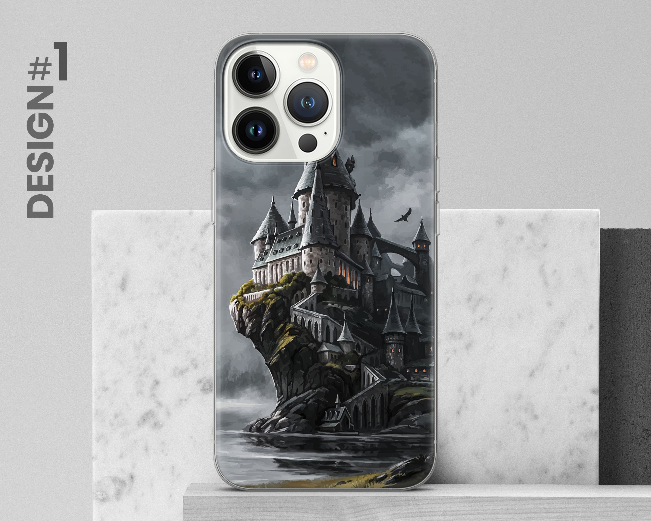 Hogwarts Phone Case Mysterious Cover for iPhone 15 14 13 12 11 Pro Max ...
