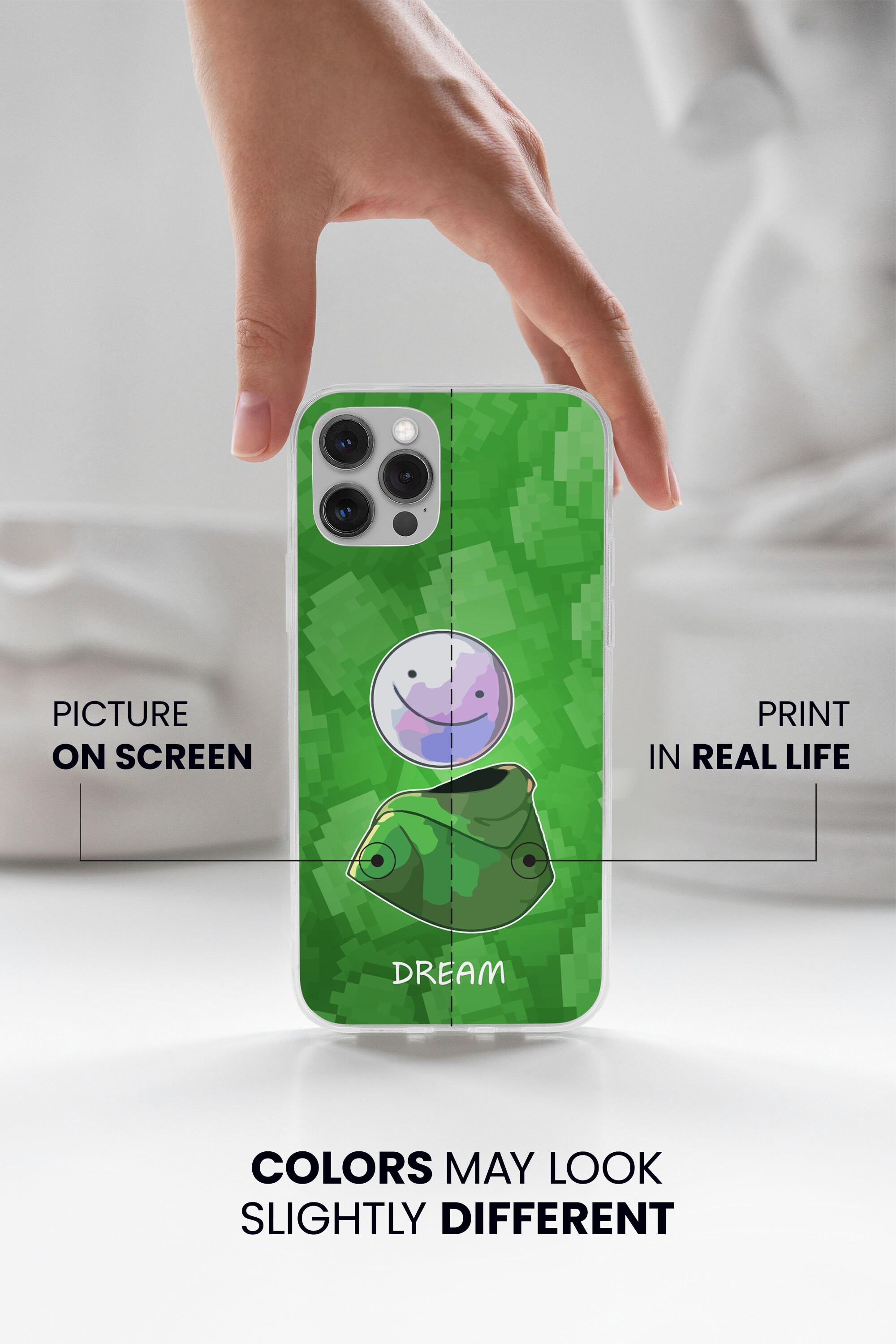 Dream SMP Phone Case Ranboo, Technoblade Cover for iPhone 15 14 13 12 ...