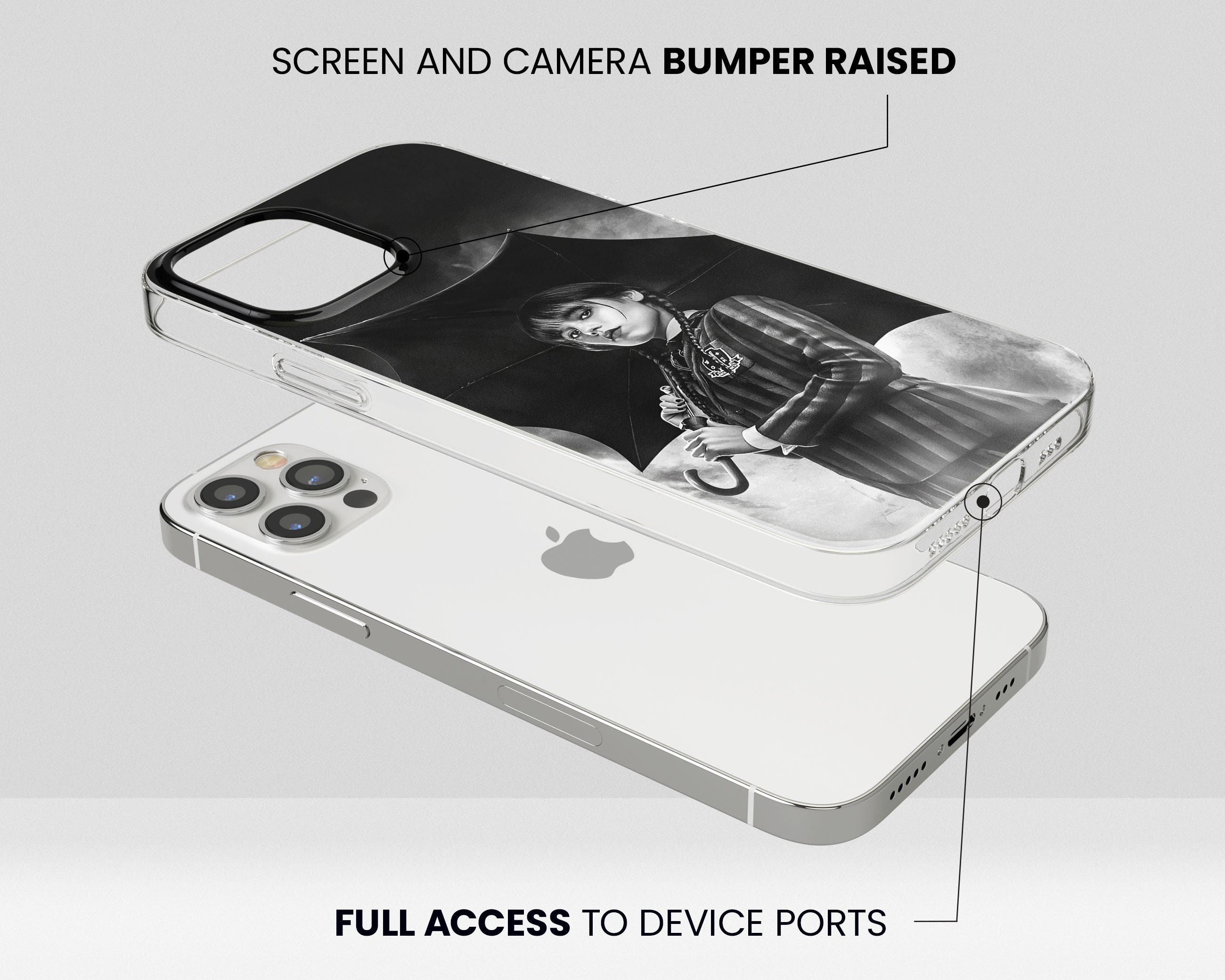 Wednesday Addams Phone Case Jenna Ortega IPhone Case