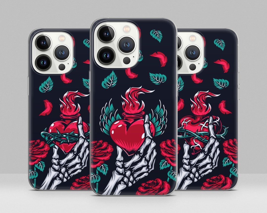 Traditional Tattoo Phone Case Old School Cover for iPhone 15 14 13 12 ...