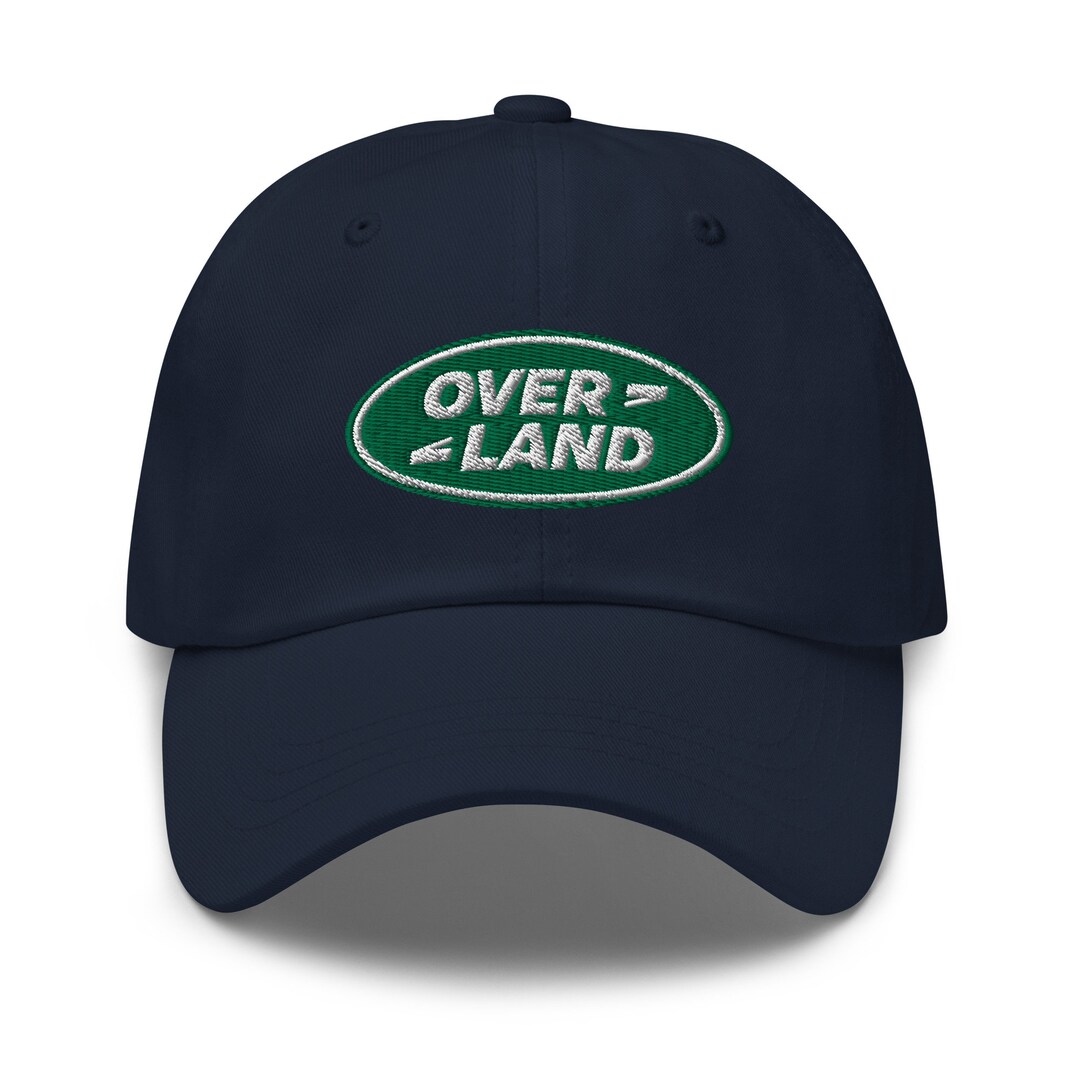 Land Rover Logo Overland Cobar Blue Embroidered Adult Hat/dad Hat - Etsy
