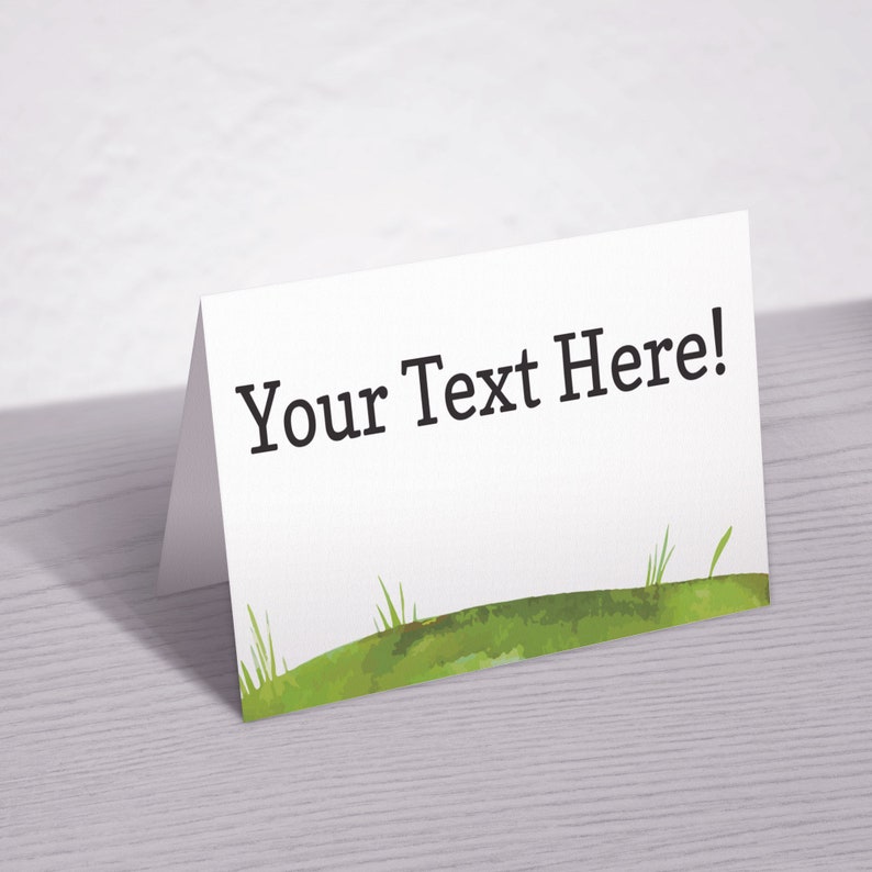 Tractor Food Card, Farm Food Tent Template, Editable Food Tents ...