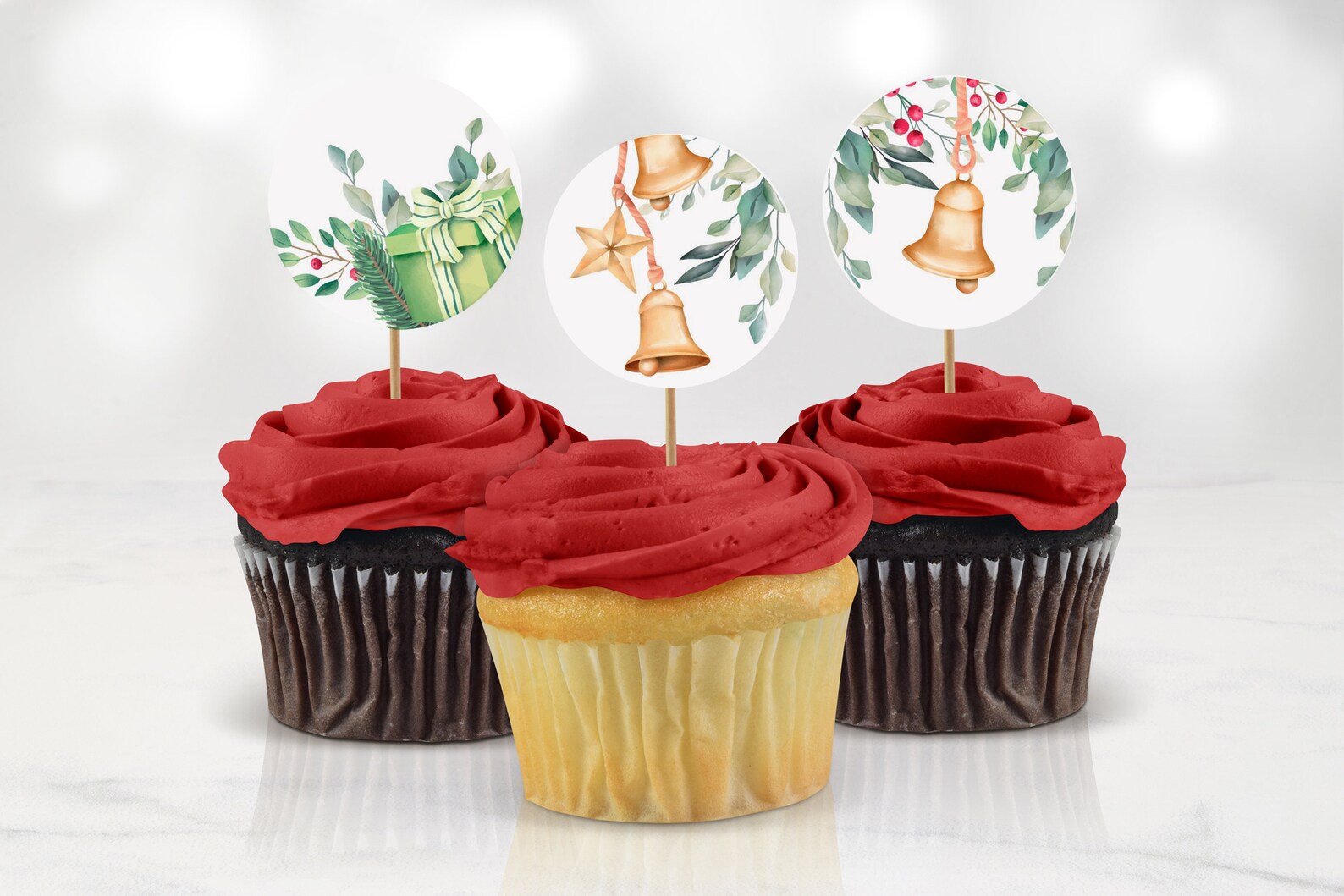 Christmas Party Food Cards, Christmas Tent Template, Editable Food ...
