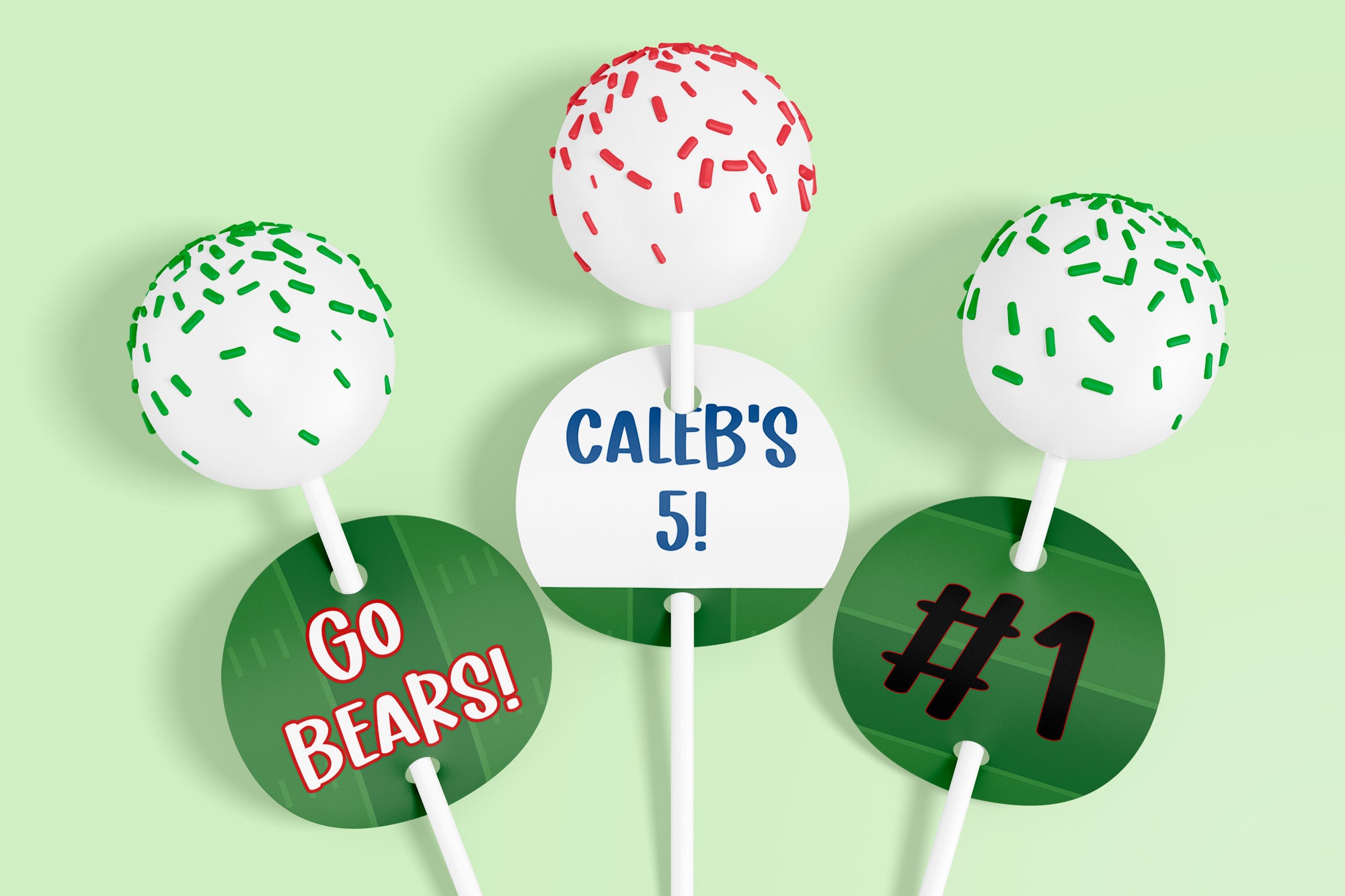 Football Themed Birthday Party, Football Party Poster, Green Field ...