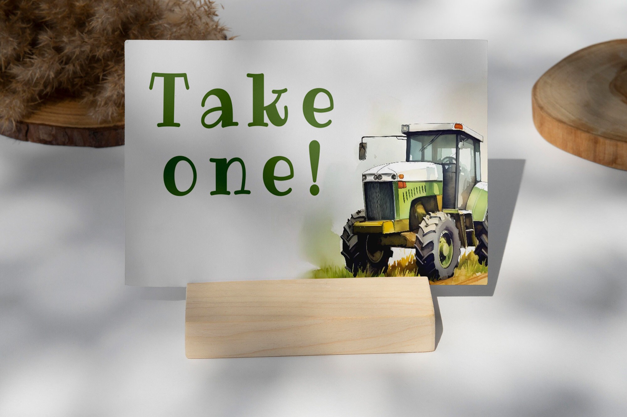 Little Kids Tractor Birthday Invitation Tractor Party - Etsy