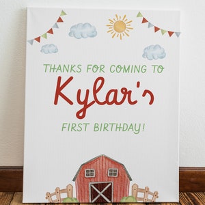 Editable Cotton Candy Birthday Party Poster, Welcome Candy Theme Poster ...