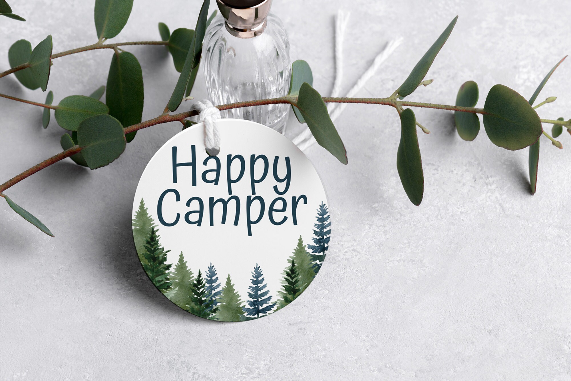 Camping Thank You Card, Birthday Party Template, Editable Thank You ...