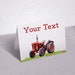Tractor Food Card, Farm Food Tent Template, Editable Food Tents ...