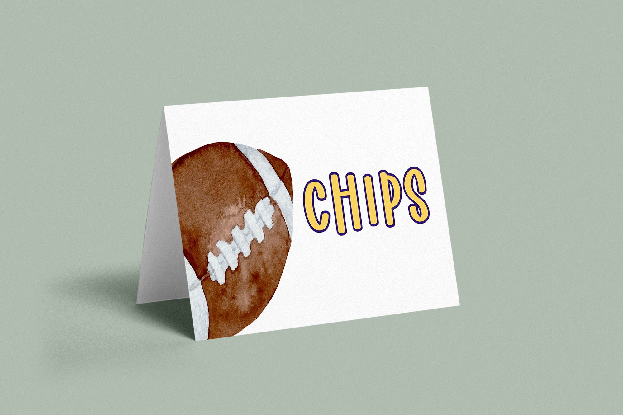 Football Themed Birthday Party, Football Party Poster, Green Field ...