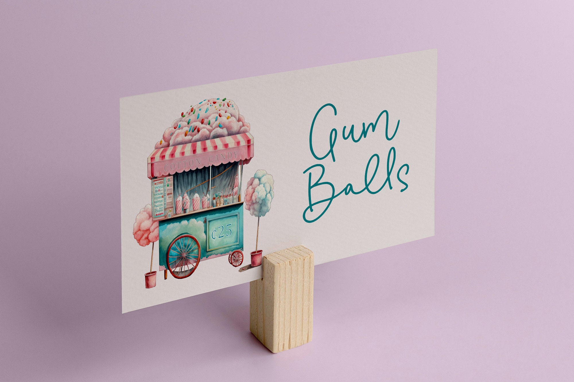 Candy Food Card, Candy Theme Food Tent Template, Editable Food Tents ...