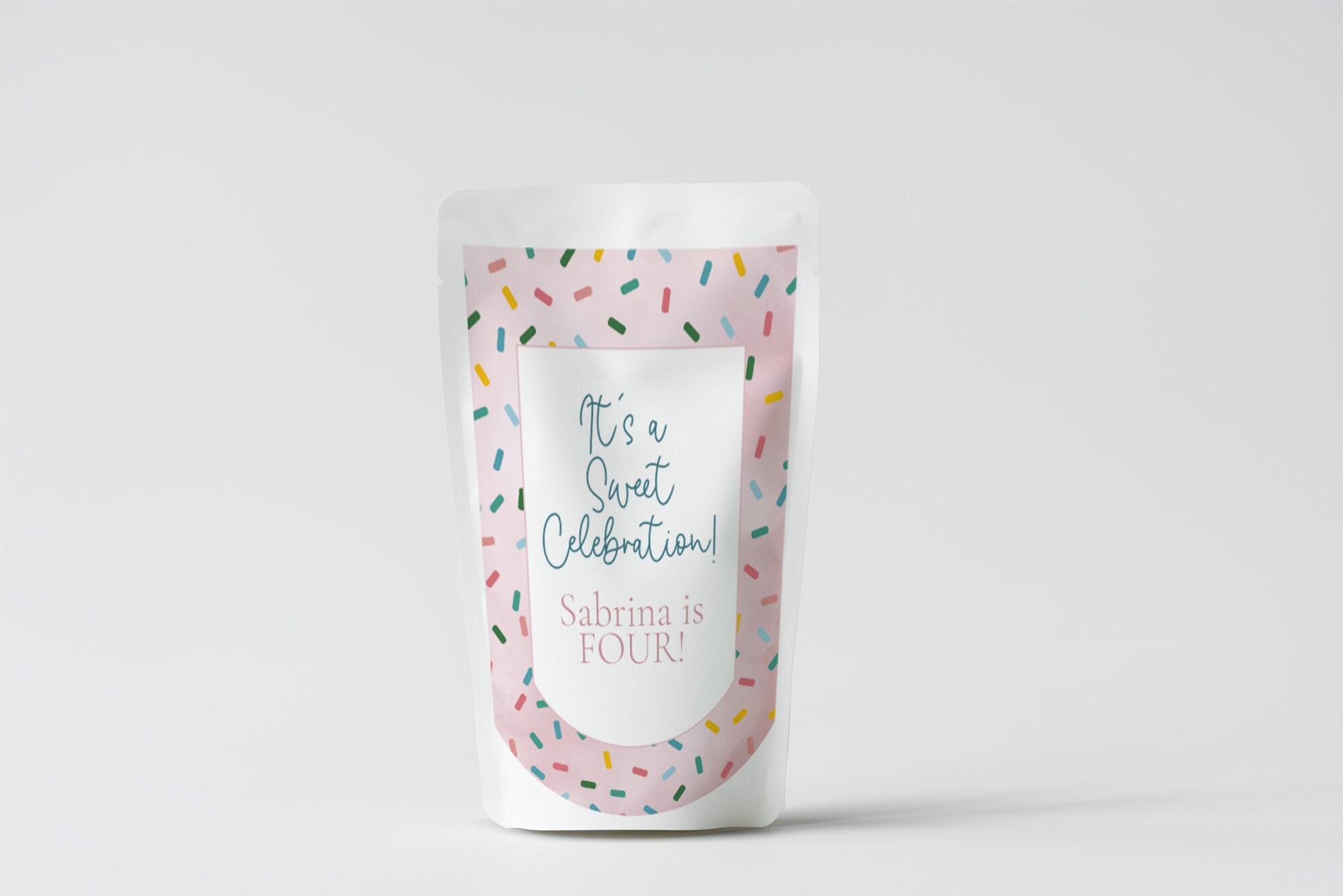 Cotton Candy Thank You Card, Birthday Party Template, Editable Thank ...