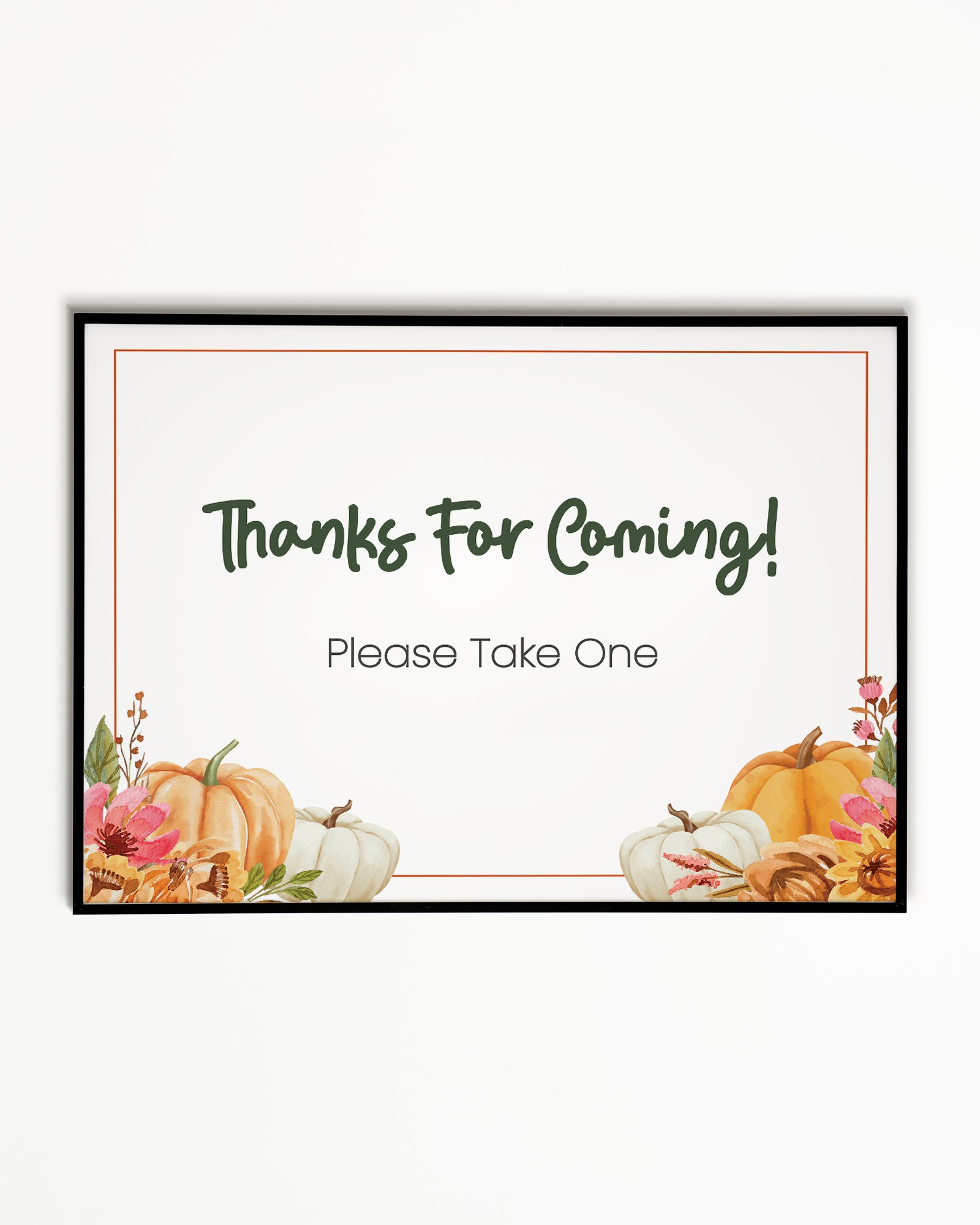 Fall Pumpkin Birthday Invite, Fall Foliage, Pumpkin Invitation, Fall ...