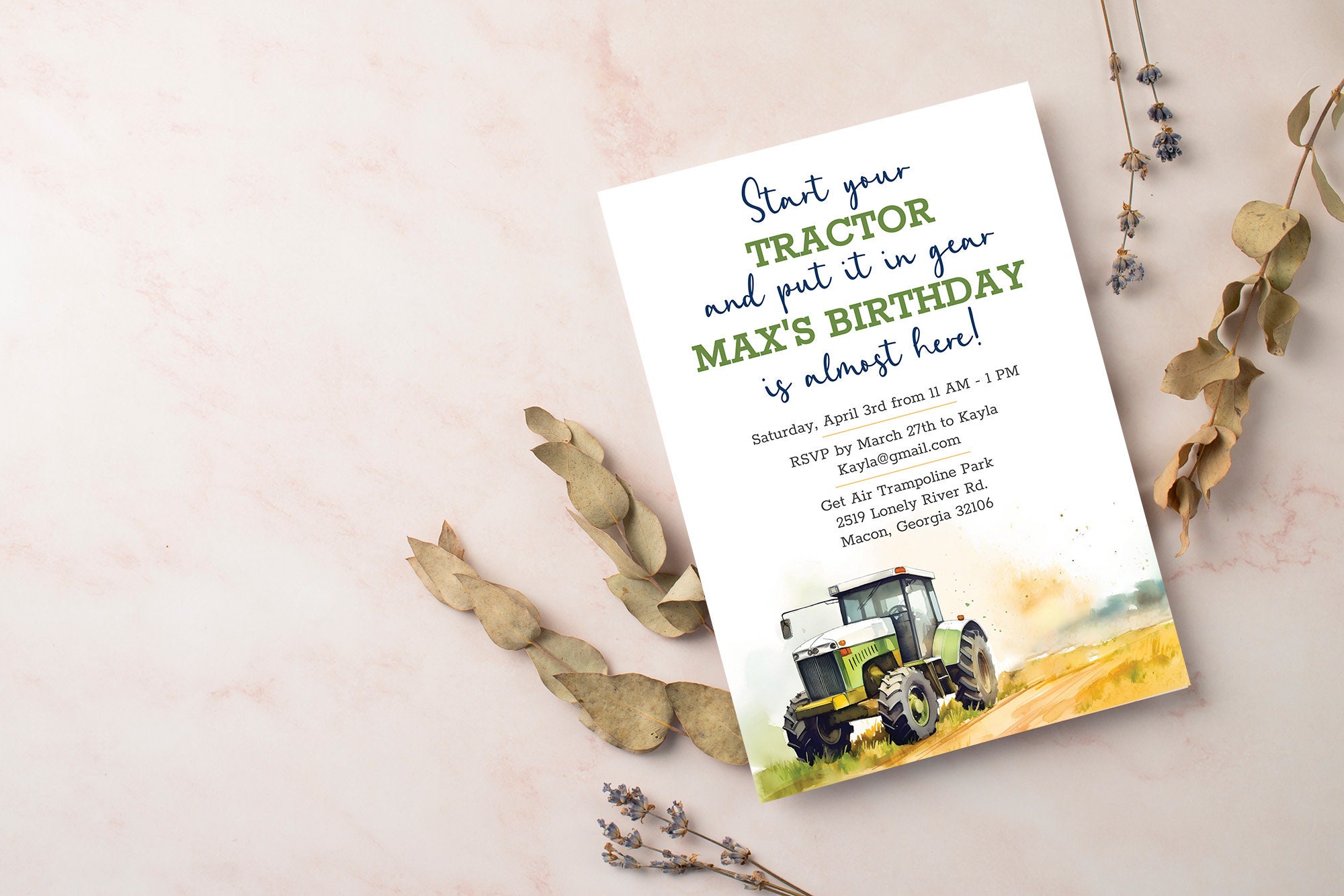 Tractor Food Cards, Farmyard Food Tents, Tractor Party Supplies ...