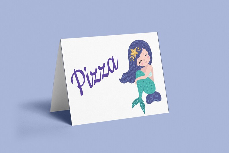 Mermaid Party Labels, Editable Bottle Label, Girl Party, Girl Birthday ...