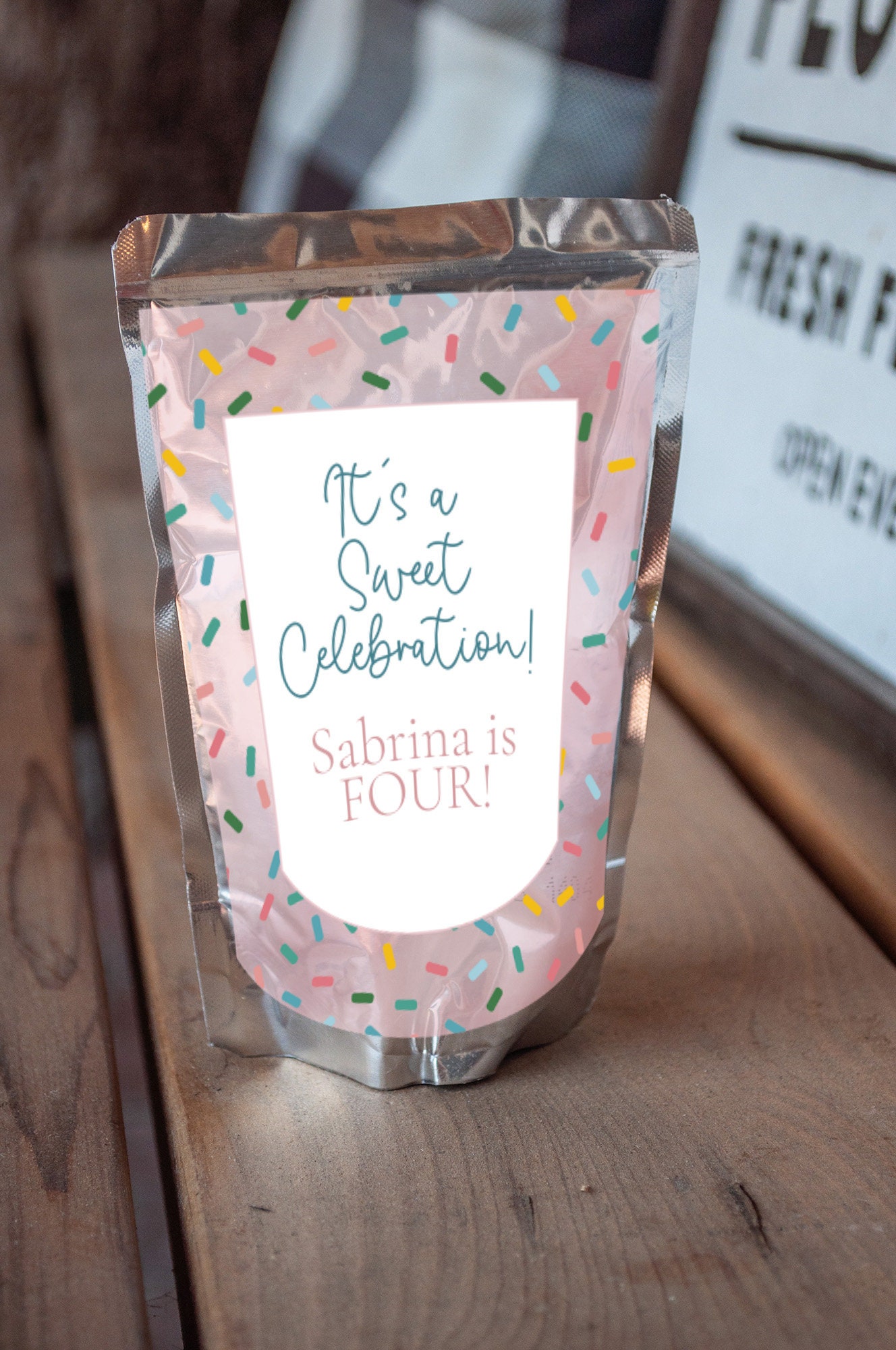 Cotton Candy Banner, Editable Party Banner, Editable Candy Banner ...