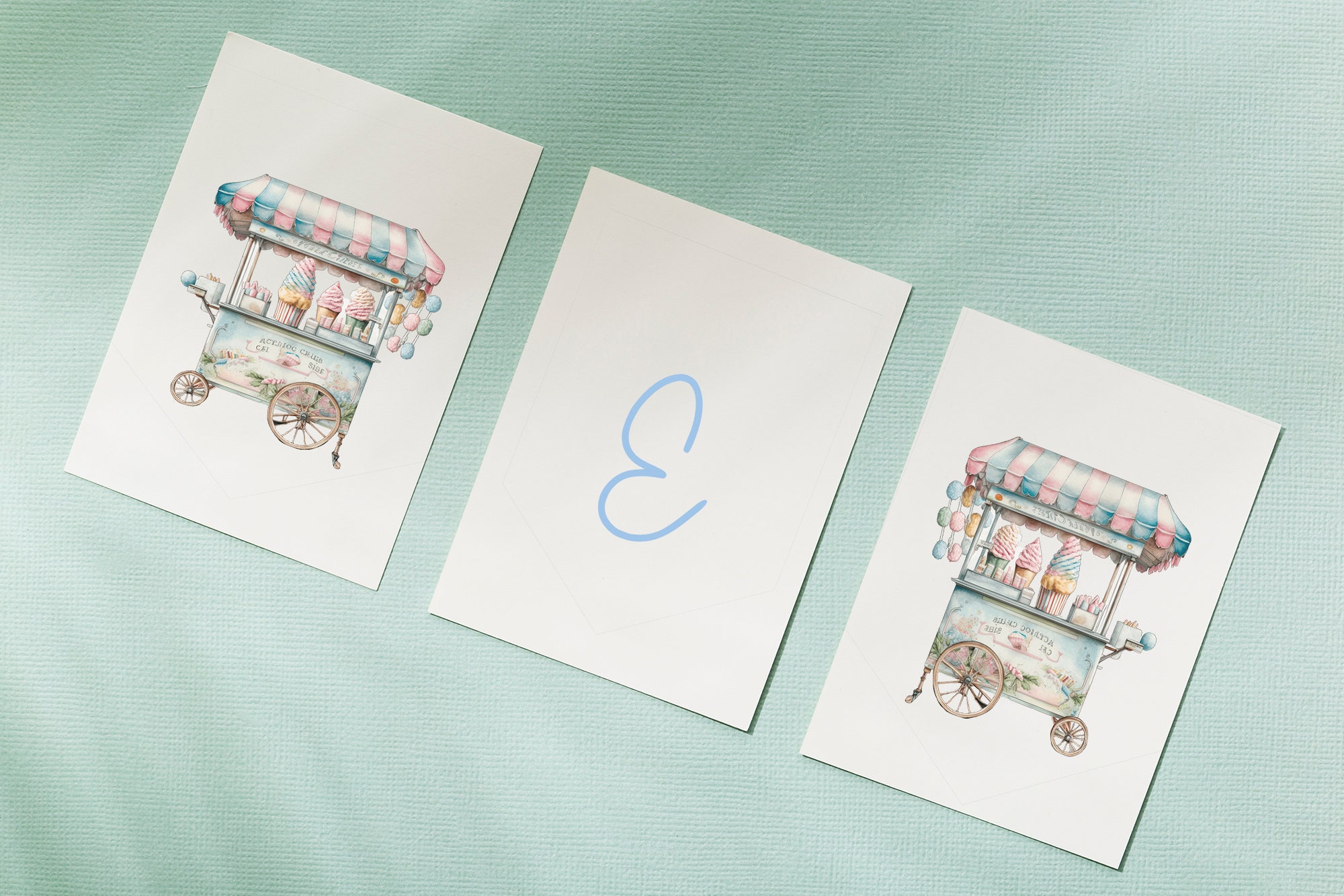 Cotton Candy Banner, Editable Party Banner, Editable Candy Banner ...