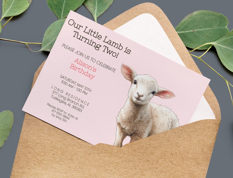 Sheep Party Labels, Editable Bottle Label, Lamb Party Decor, Sheep ...