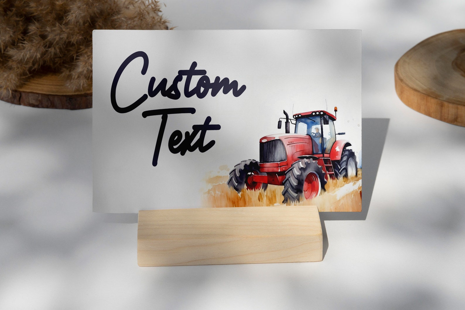 Tractor Food Cards, Farmyard Food Tents, Tractor Party Supplies ...