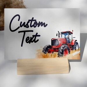 Tractor Food Cards, Farmyard Food Tents, Tractor Party Supplies ...