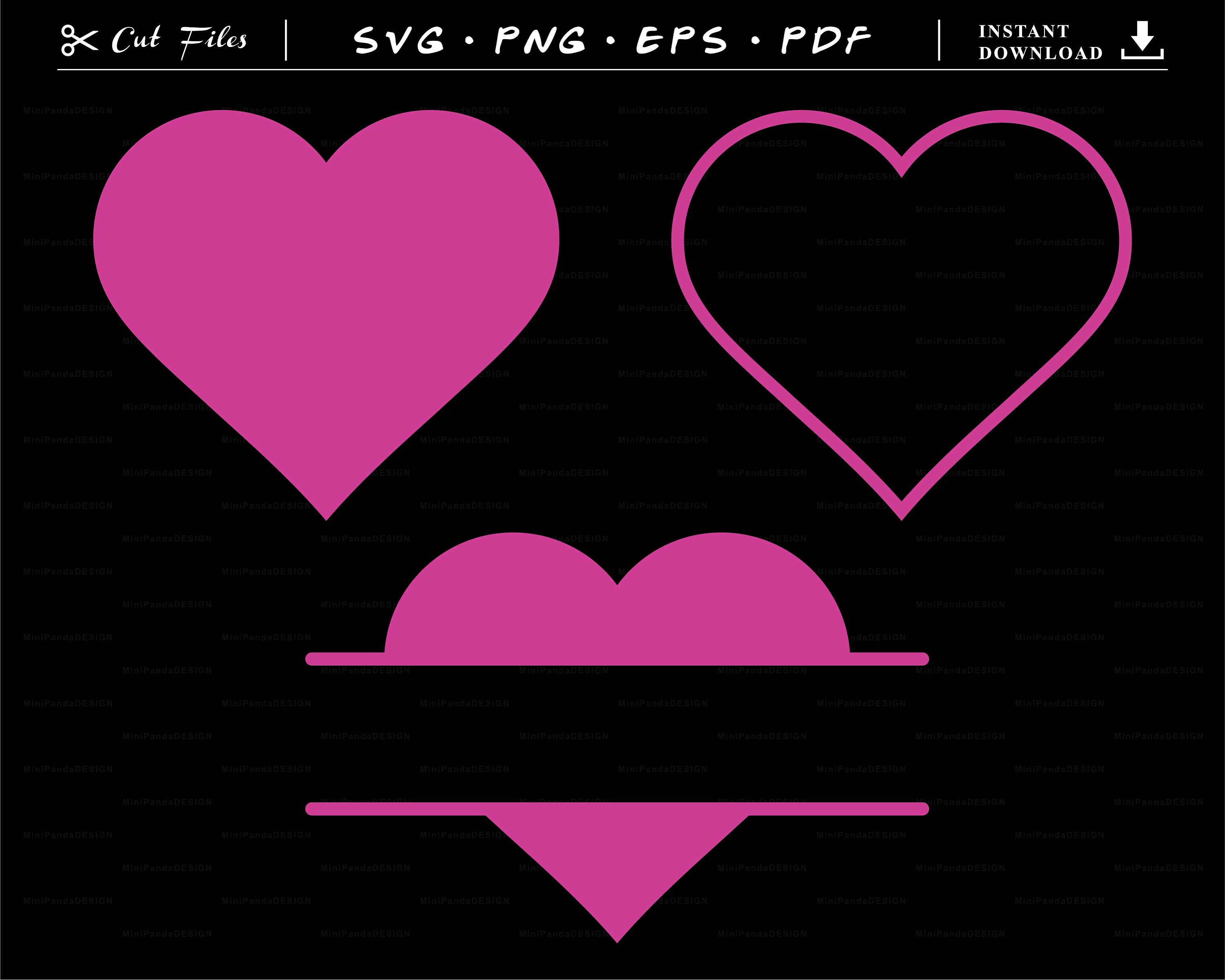 Heart Svg Pink Heart Svg Red Heart Svg Gold Hears Svg - Etsy Canada