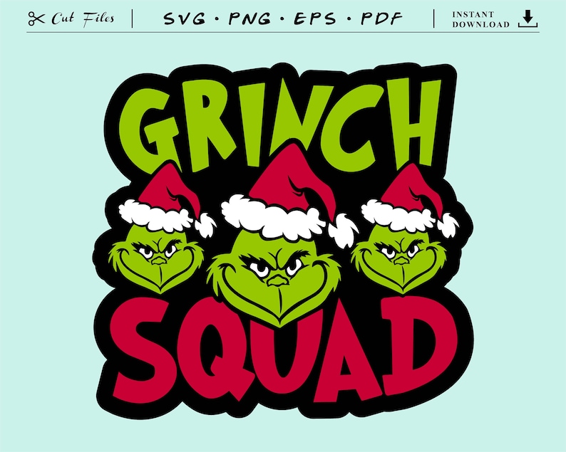 Grinch Squad Svg Grinch Squad Png Christmas Squad Png - Etsy Grinch Squad Svg Grinch Squad Png Christmas Squad Png - Etsy