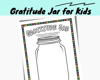 Gratitude Jar for Kids - Etsy