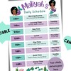 Editable Schedule Printable Daily Planner Everyday Routine Schedule ...