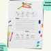 Letter Writing Set for Kids, Printable Stationary for Kids, Lined Paper ...