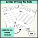 Letter Writing Set for Kids, Printable Stationary for Kids, Lined Paper ...
