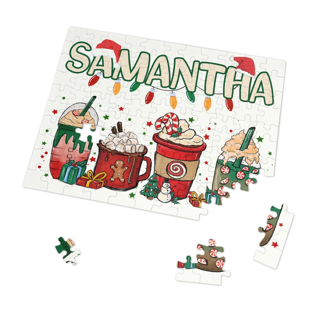 Personalized Christmas Puzzle Gift Holiday Custom Gift Kid Puzzle Gift ...