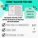 Chore Chart for Kids, Chore Tracker, Goal Setting for Children, Chore ...