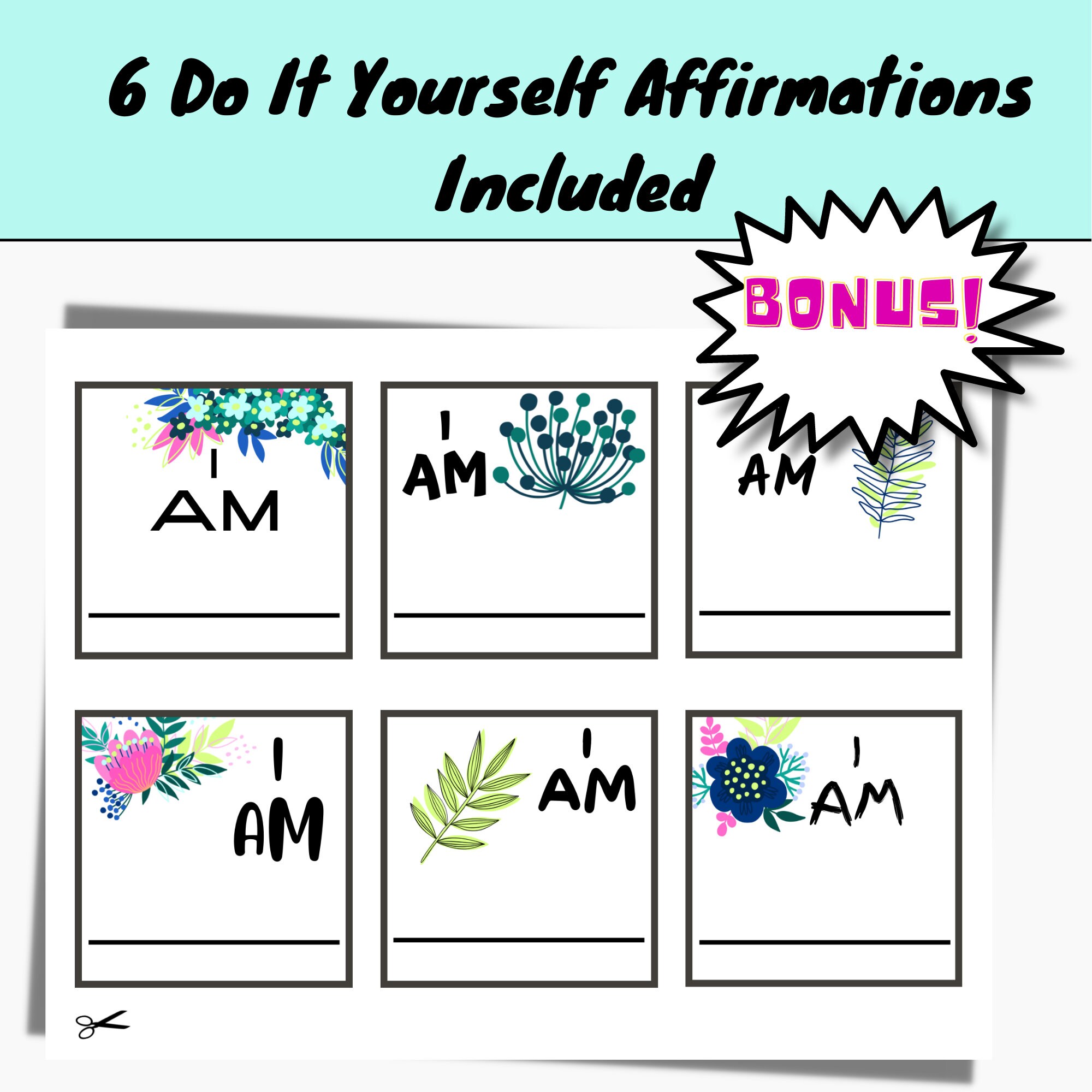 Affirmation Printable Cards for Kids Daily Affirmations Children Gifts ...